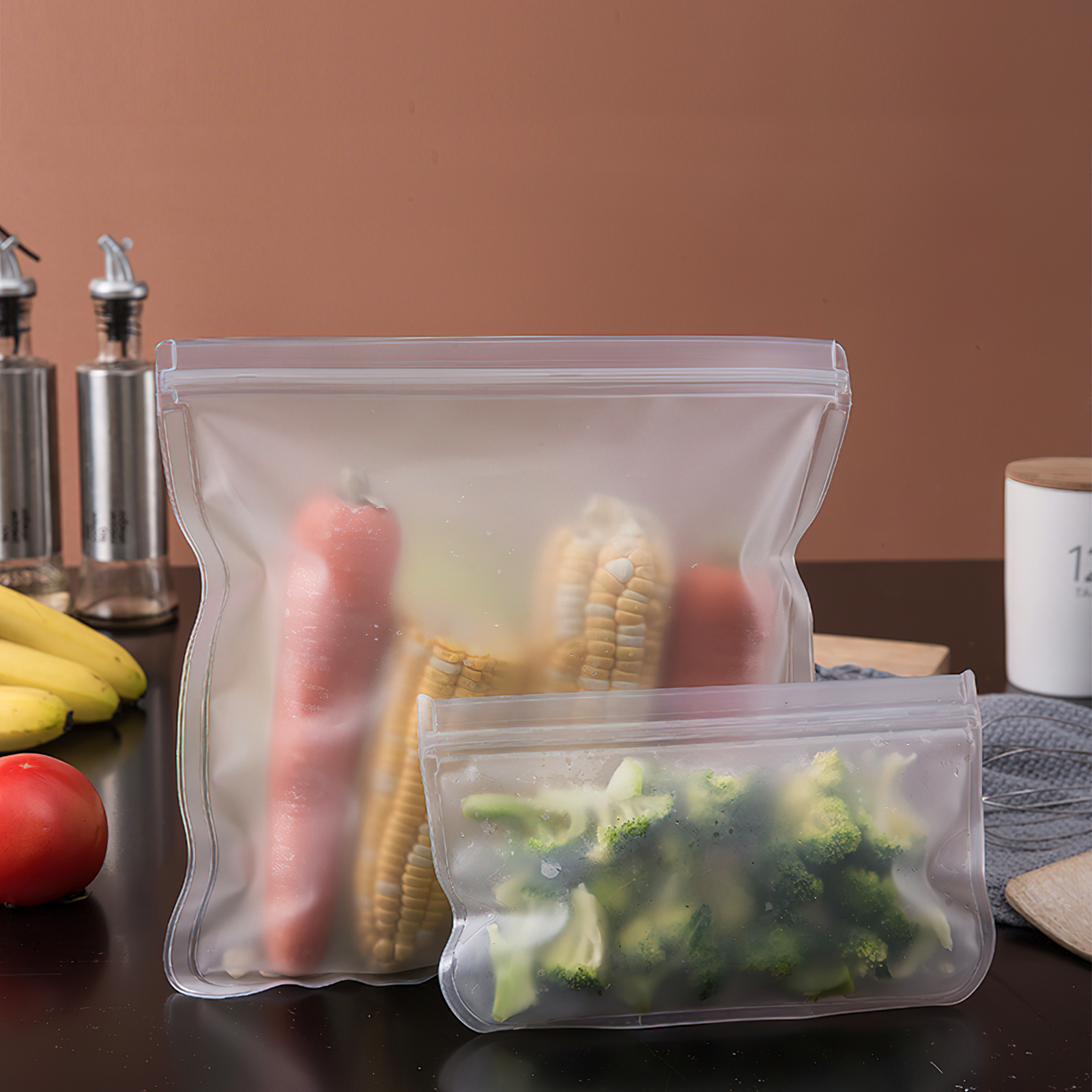【SG】Food Storage Bag / Food Grade Ziplock Bag / EVA Reusable Freezer ...