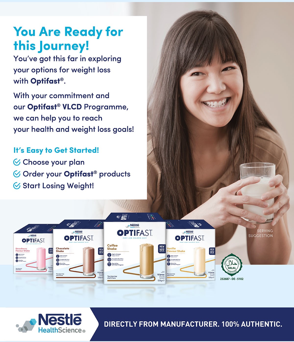 [Bundle] Nestle Optifast Very Low Calorie Diet Milk Shake Strawberry ...