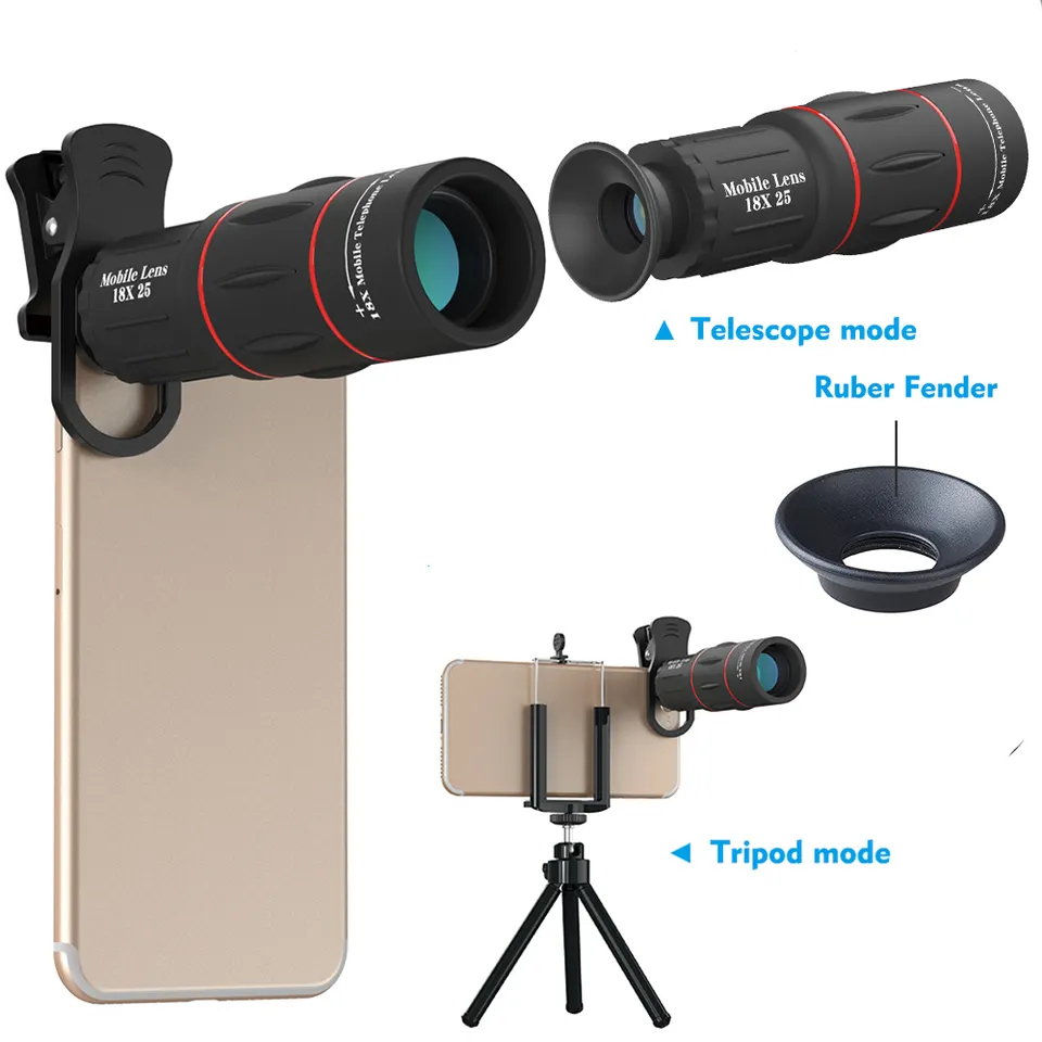 【SG】18x Telescope Lens for Mobile Concert Phone Camera Zoom Lens ...