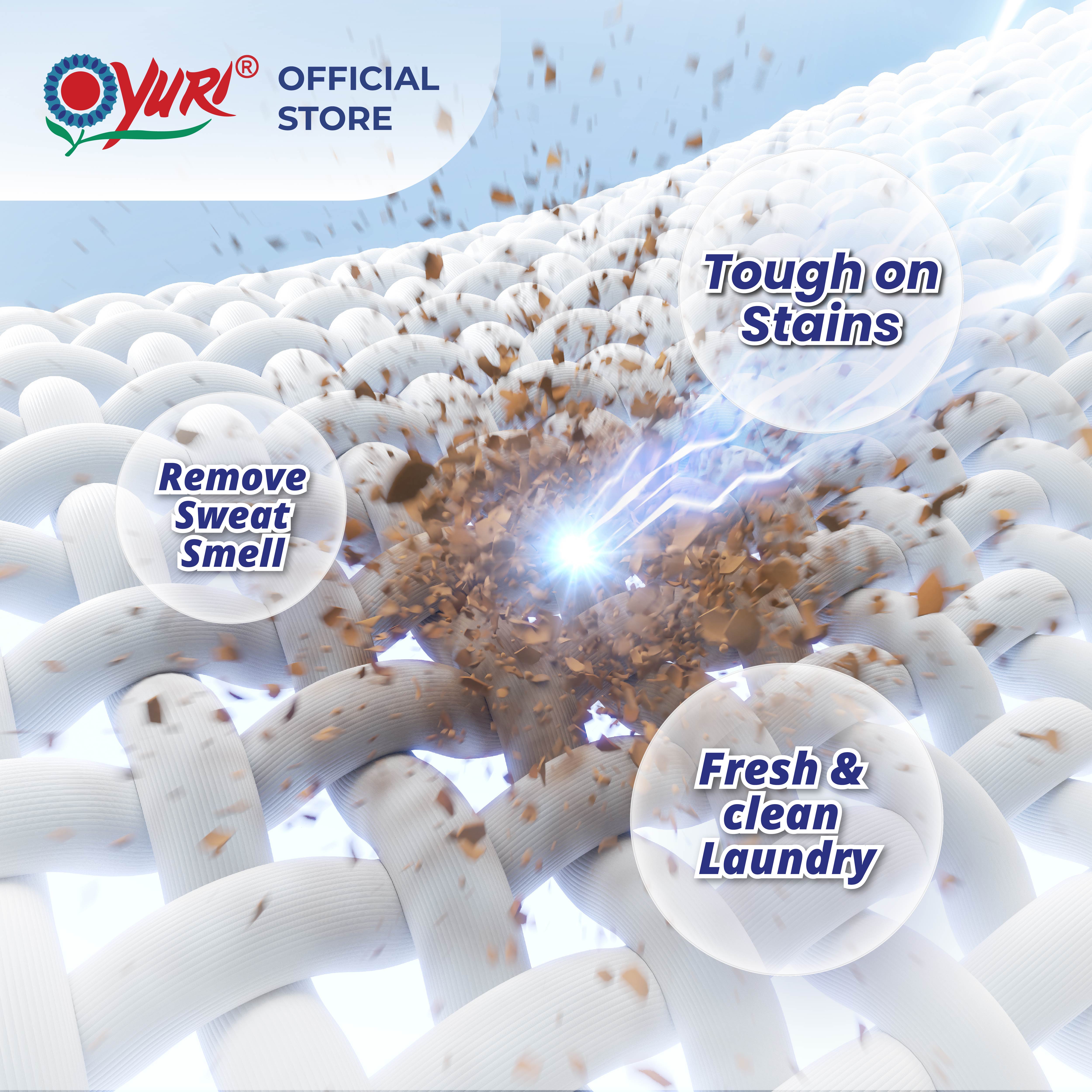 [Travel Size] Yuri-matic Tough Stains Laundry Liquid Detergent Pouch ...