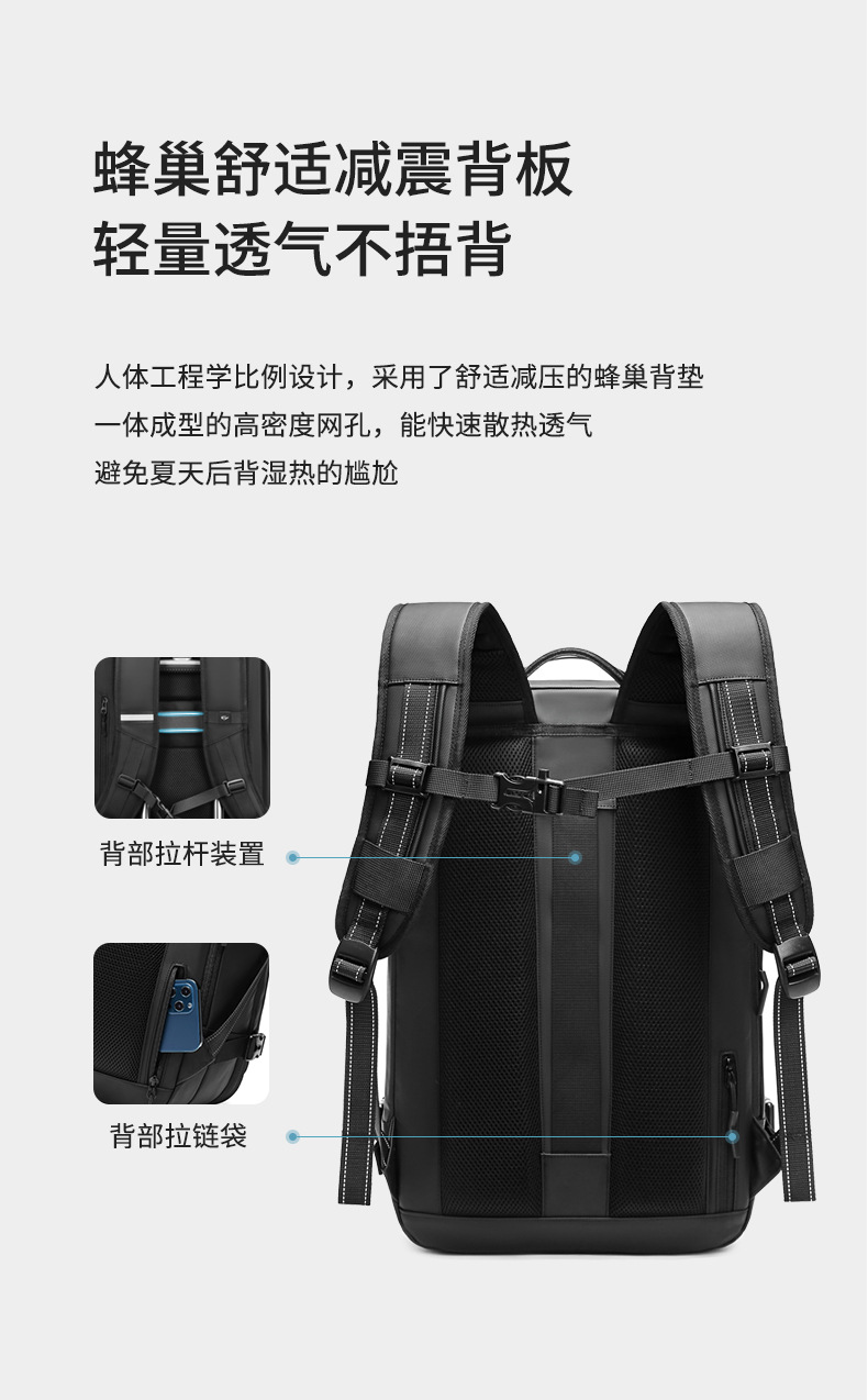 [SG Seller]Large Capacity Vacuum Compression Travel Backpack/Waterproof ...