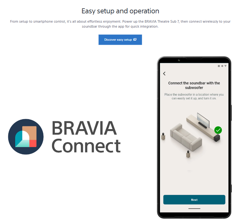 Sony BRAVIA Theatre Sub 7 | Wireless Subwoofer | SA-SW7 | Powerful Bass | 1 Year + 3 Months ...