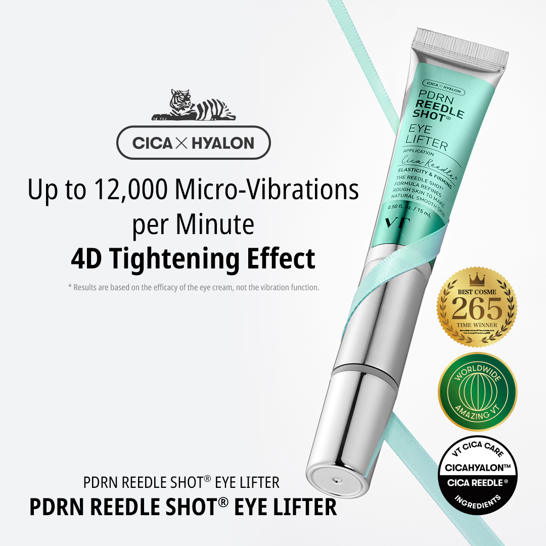 [VT] PDRN Reedle Shot Vibrating Eye Lifter 15ml & Refill Plant-based ...