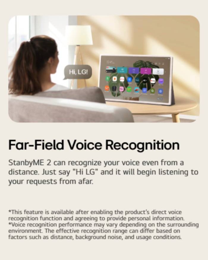 LG 27LX6TDGA (StanbyME 2) 27" QHD Lifestyle Movable Touch Screen | Up ...