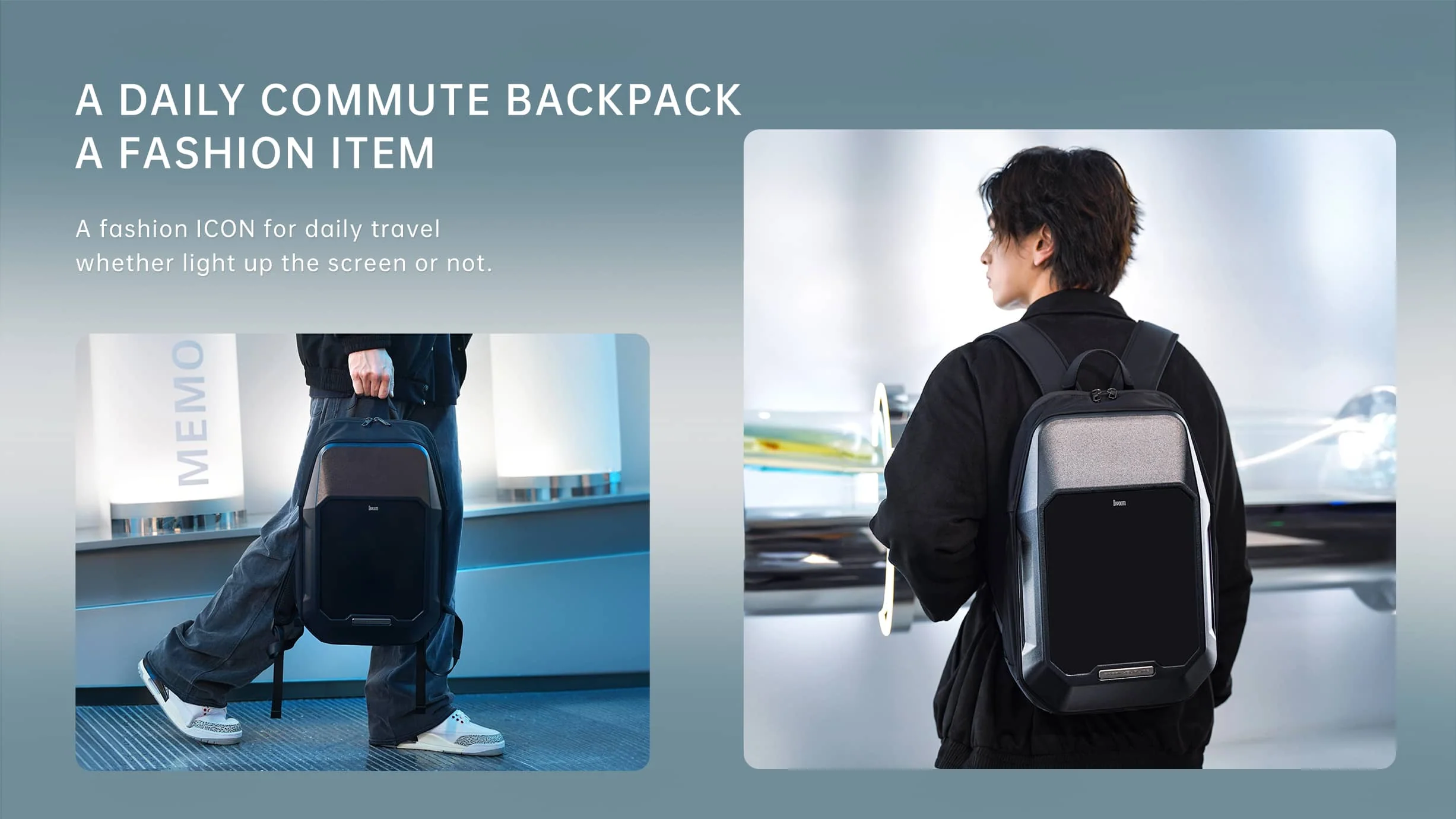 Divoom Cyberbag Pixel Art LED Backpack–Customizable Display, App ...