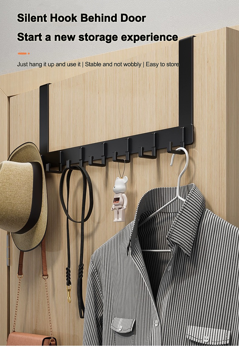 SG Ready Stock Specool® Back Door Hanger with 6/8 hooks / No Drill ...