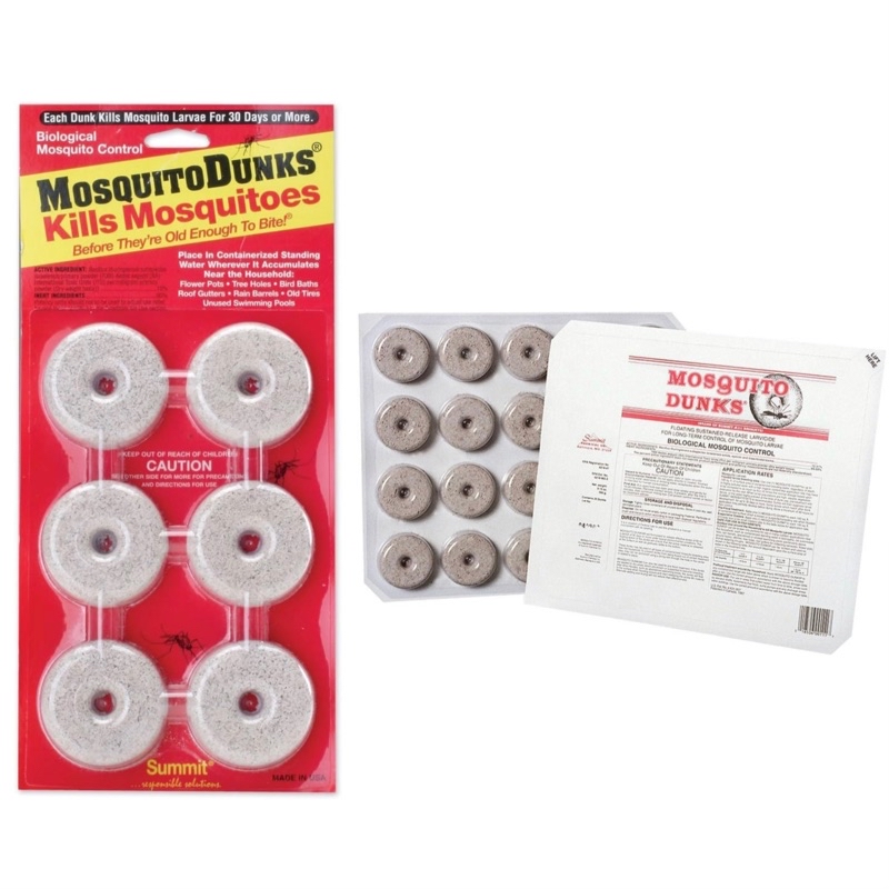 Summit BTI Mosquito Dunks Briquets Insecticide non toxic NEA approved 6 ...