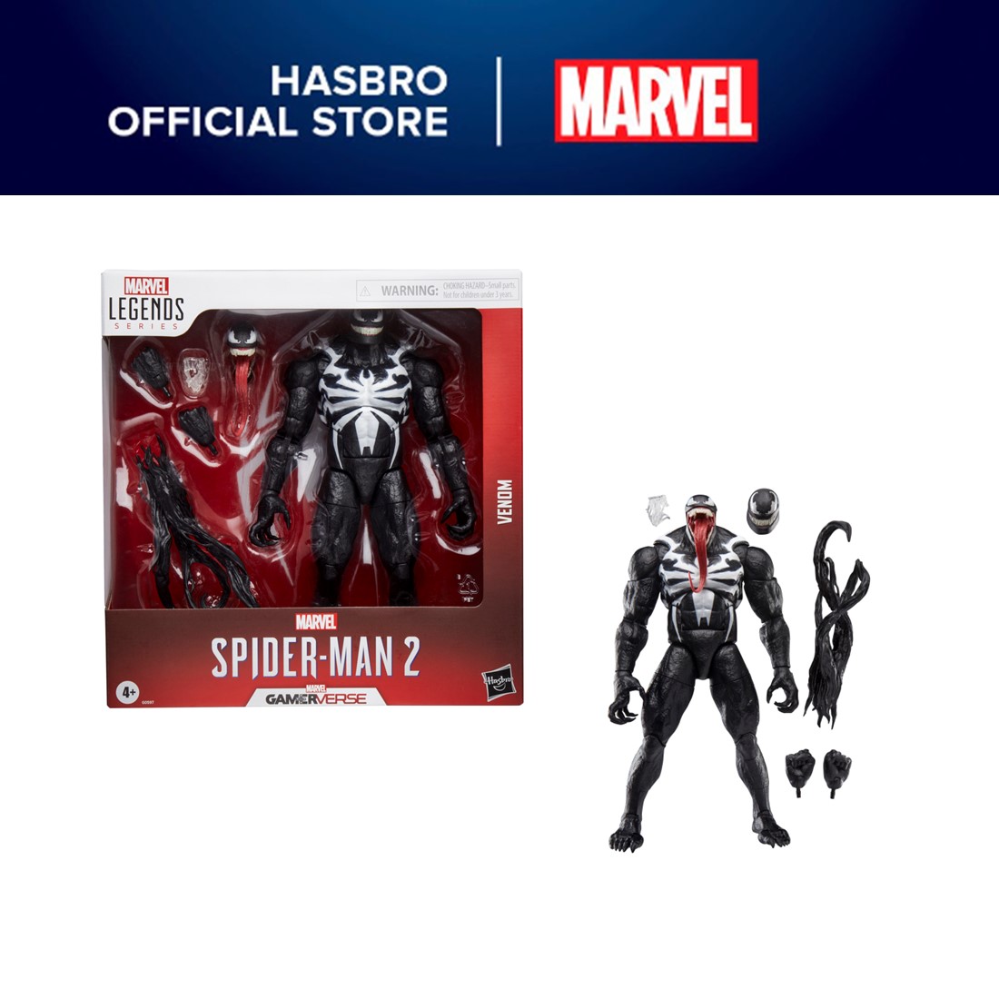Marvel Legends Series Gamerverse Venom, Spider-Man 2 Video Game 6 ...