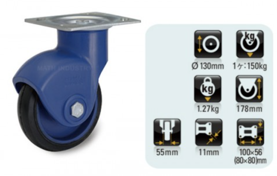 PRESTAR Replacement Wheels Plastic Silent or Metal Standard Caster ...