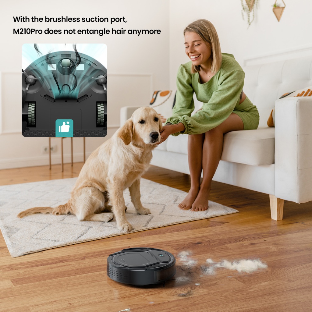 Lefant M210 Robot Vacuum //4000Pa // Clean 1300sft² in 120 min // Dustbin 500ML | Shopee Singapore