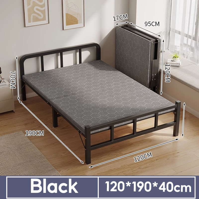Simple Folding bed for lunch break Foldable Single Sofa Bed Portable ...