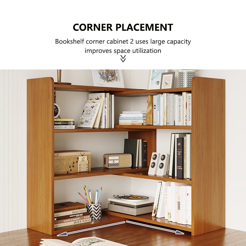 Expandable Desktop Storage Rack Simple Bookshelf Small Cabinet Table ...