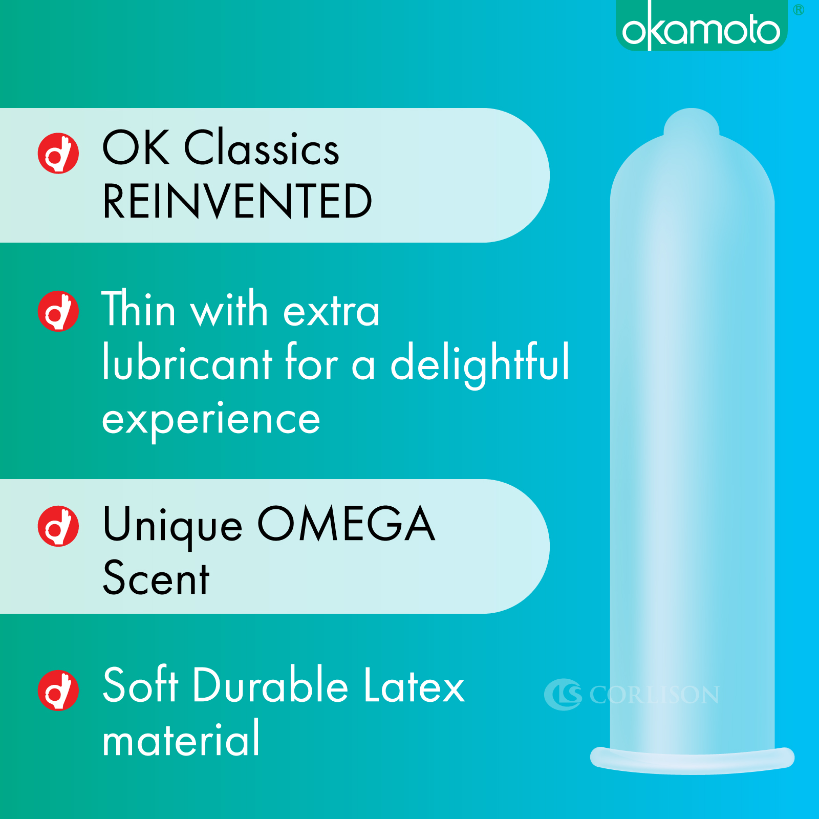 Okamoto OK Ultra Thin Condoms 10s | Shopee Singapore