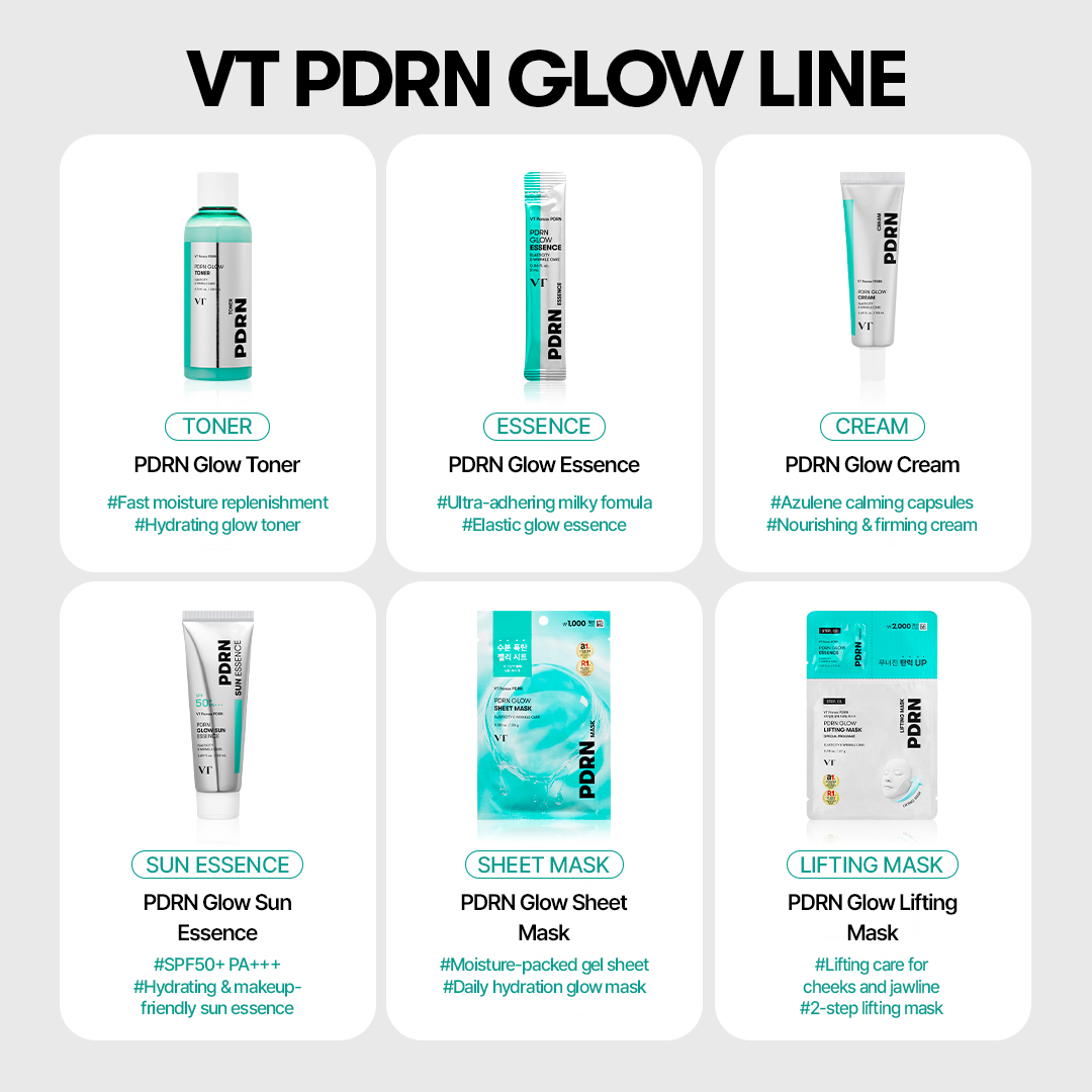 [VT] PDRN Glow Essence 2ml 6EA Vegan PDRN Clear Glow Firming & Brightning [Offical Flagship ...