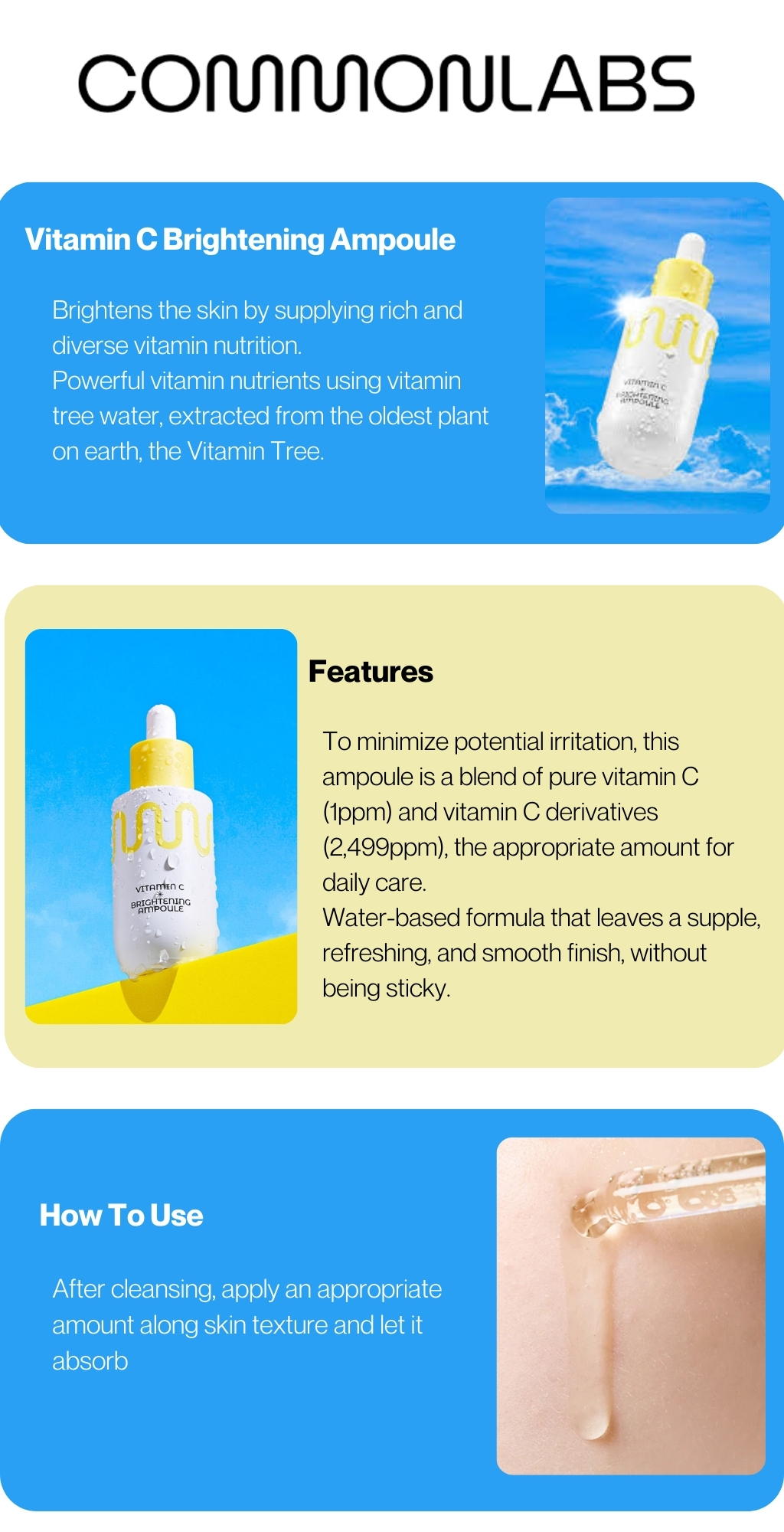 CommonLabs Vitamin C Brightening Ampoule | Shopee Singapore