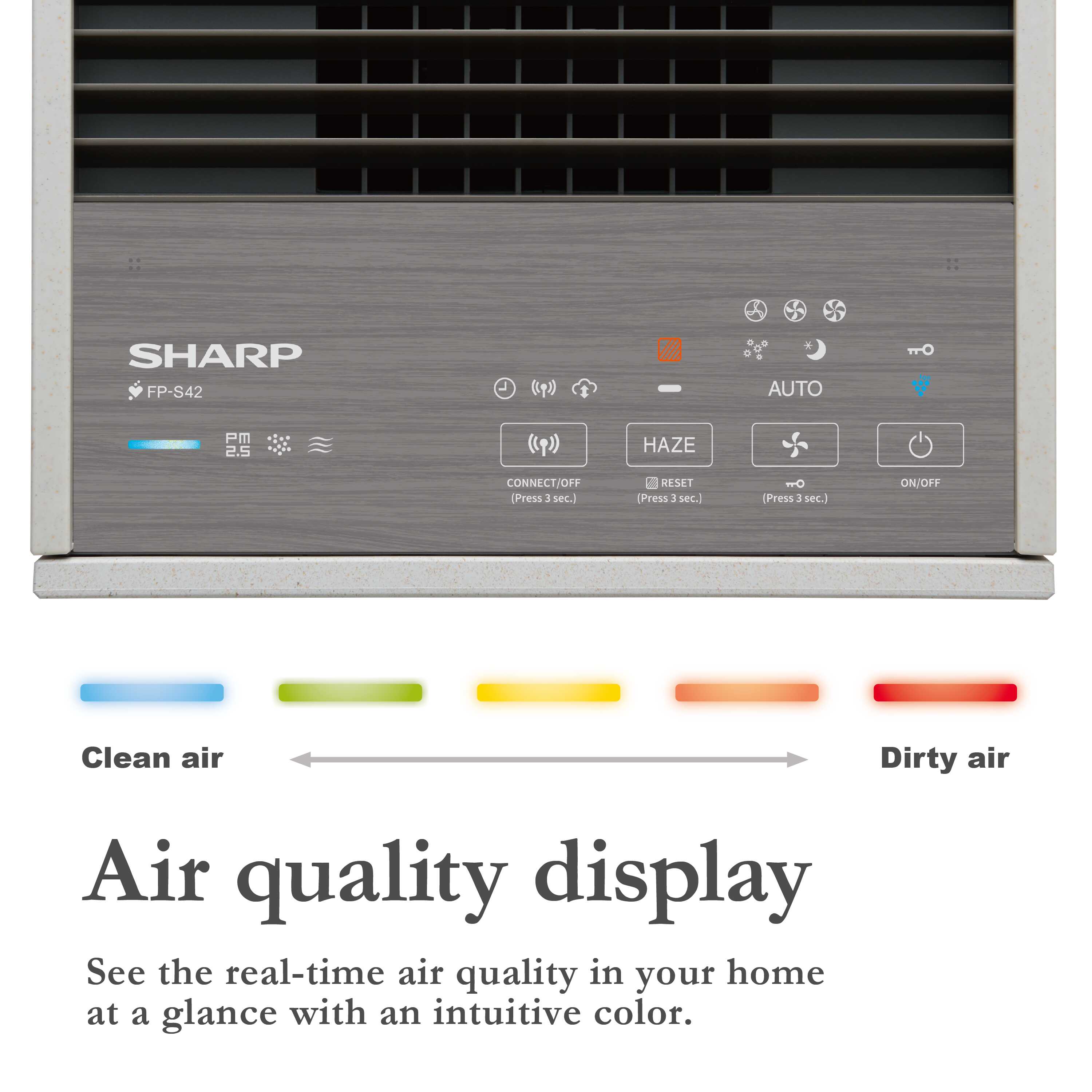 SHARP 30m² Purefit MINI Air Purifier FP-S42E-L (Light Gray) | Shopee ...