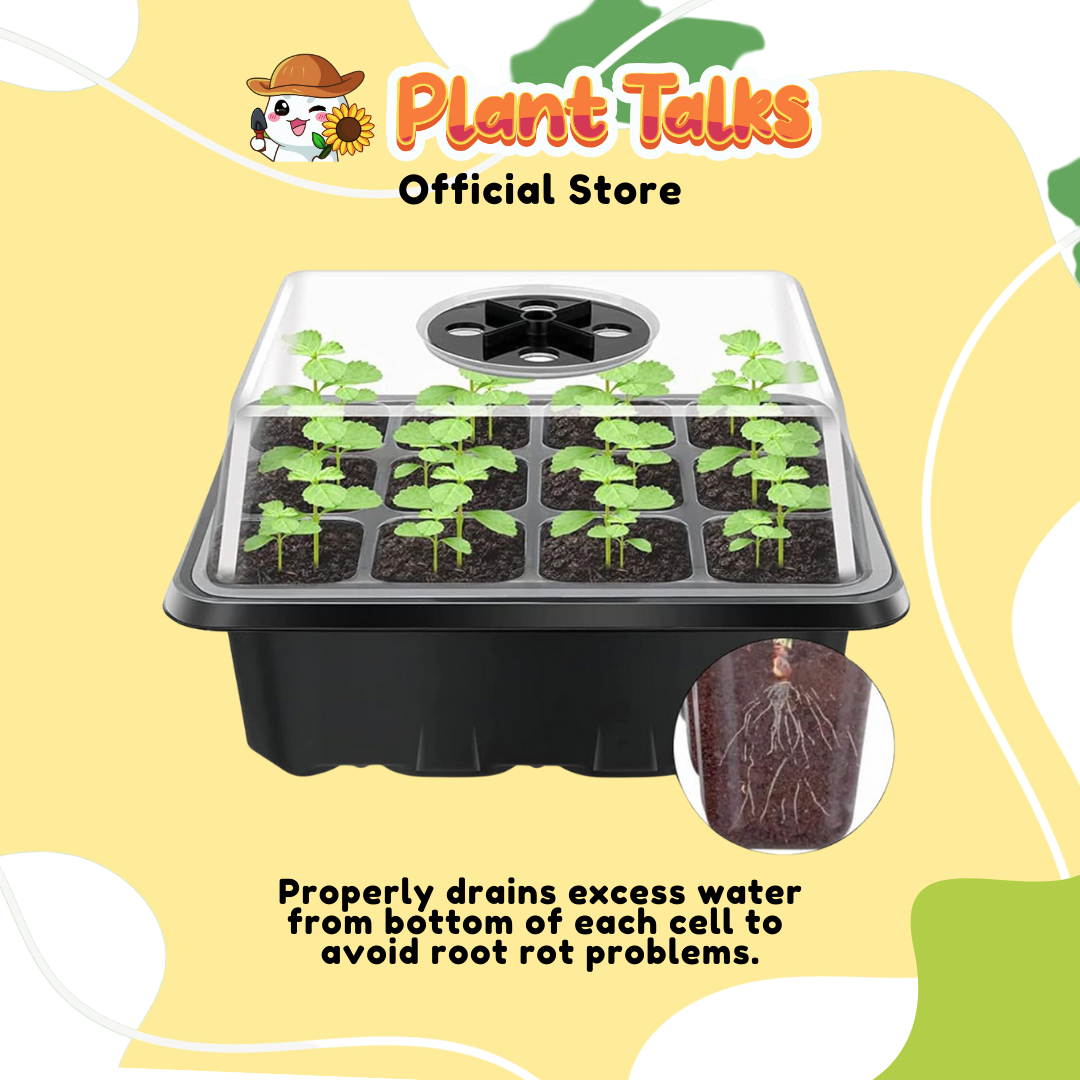 Plant Talks Seedling Tray | Seed Starter Kit | Germination Tray for ...