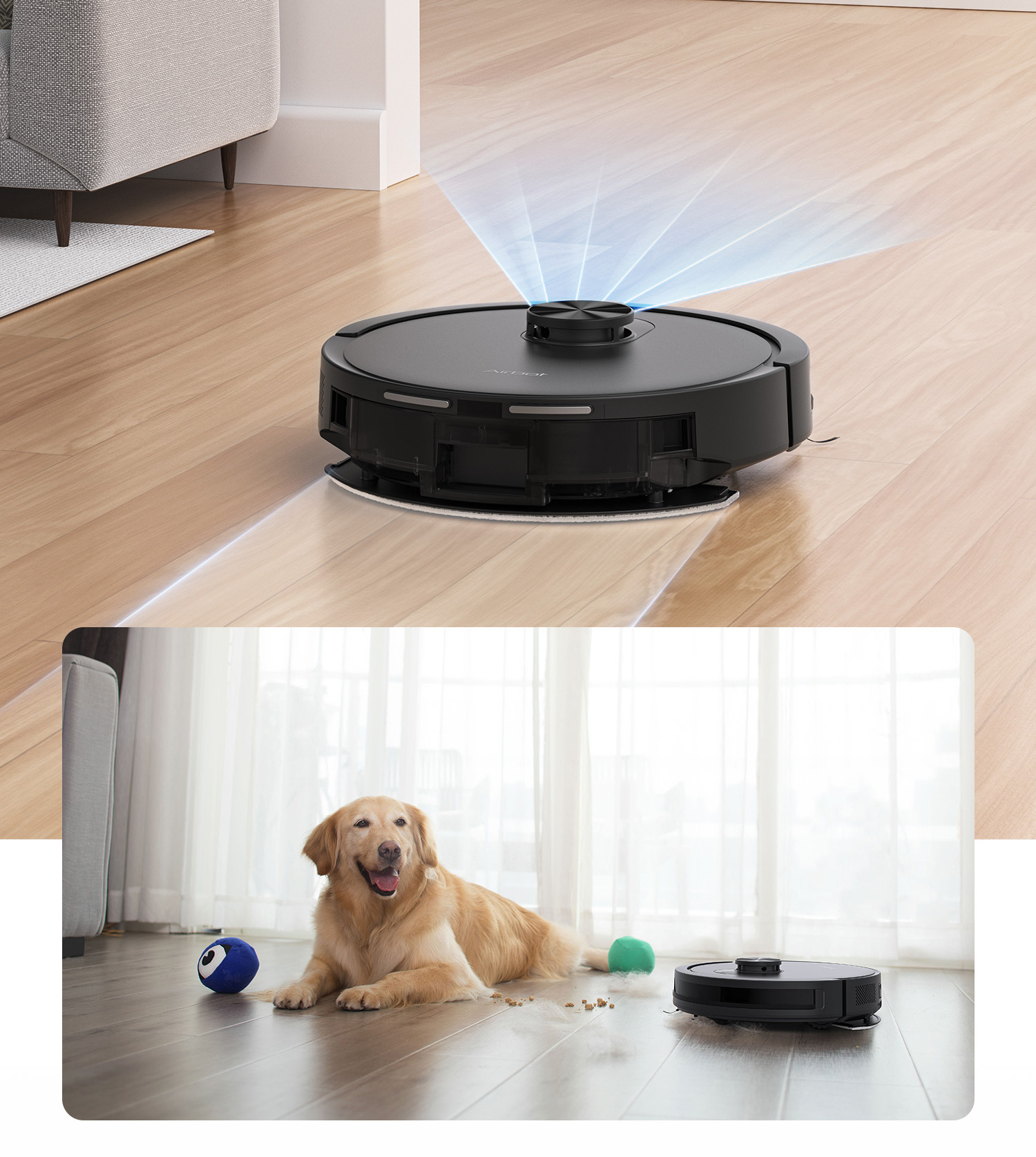 Airbot S9 Ultra Robotic Vacuum Cleaner Smart Robot Sweep Mop Water Tank ...