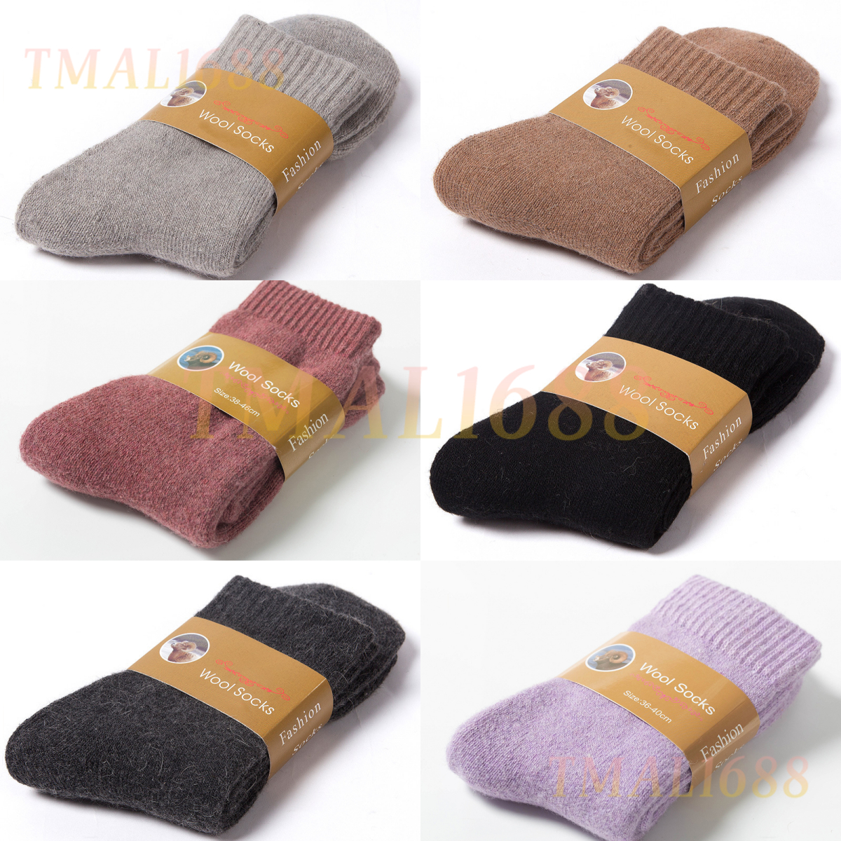 [ SG Ready Stock] Wool Socks Extra Thick Men Women Winter Velvet Warm ...