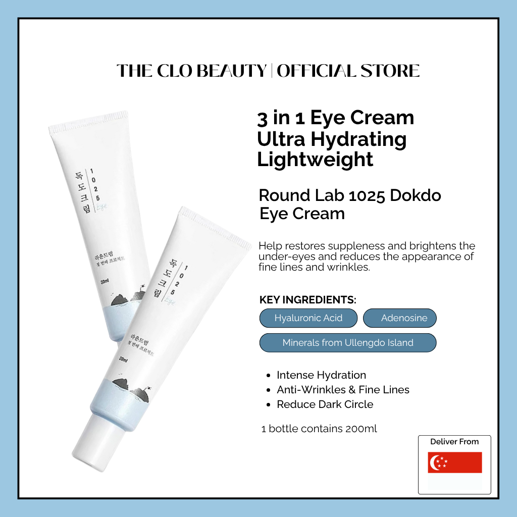 Round Lab 1025 Dokdo Eye Cream 30ml | Shopee Singapore