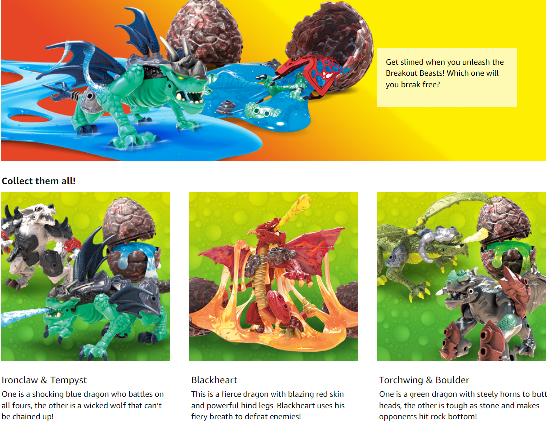 Mega Construx Breakout Beasts Assortment [Styles May Vary] | Shopee ...