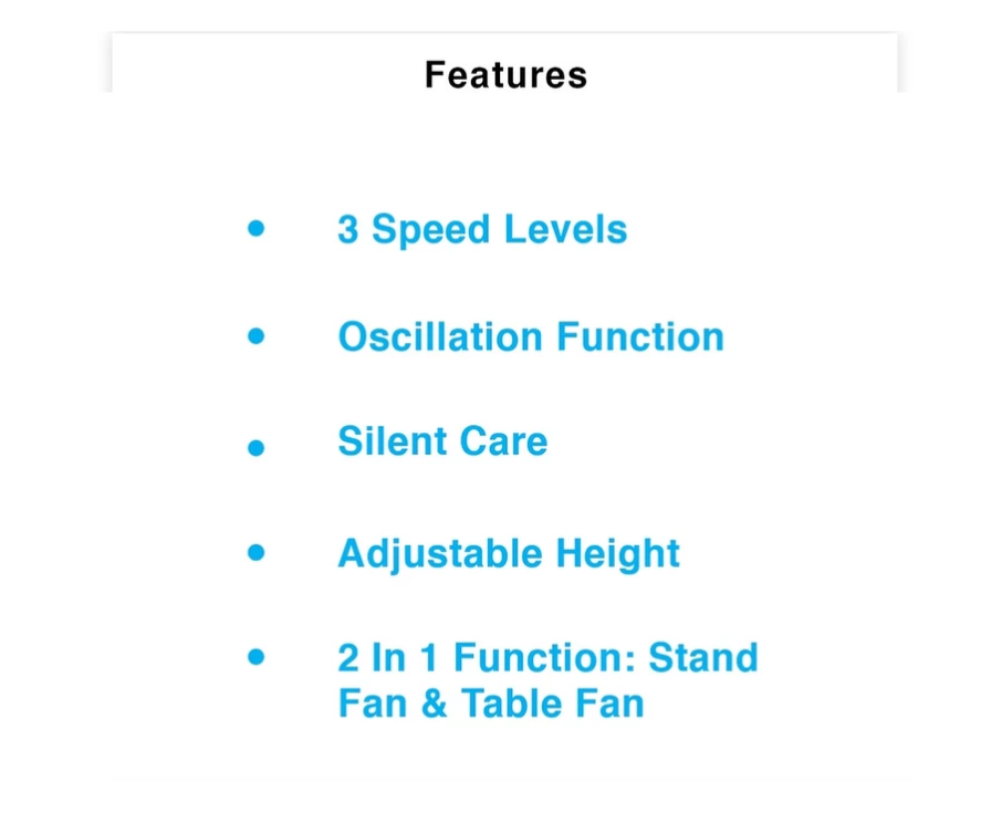 Midea MS1618W Grey Oscillation Stand Fan, 16 Inches | Shopee Singapore