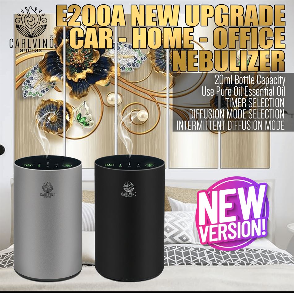 HOME - OFFICE - CAR NEBULIZER DIFFUSER UPGRADED E200-A WITH EXTRA TIME ...