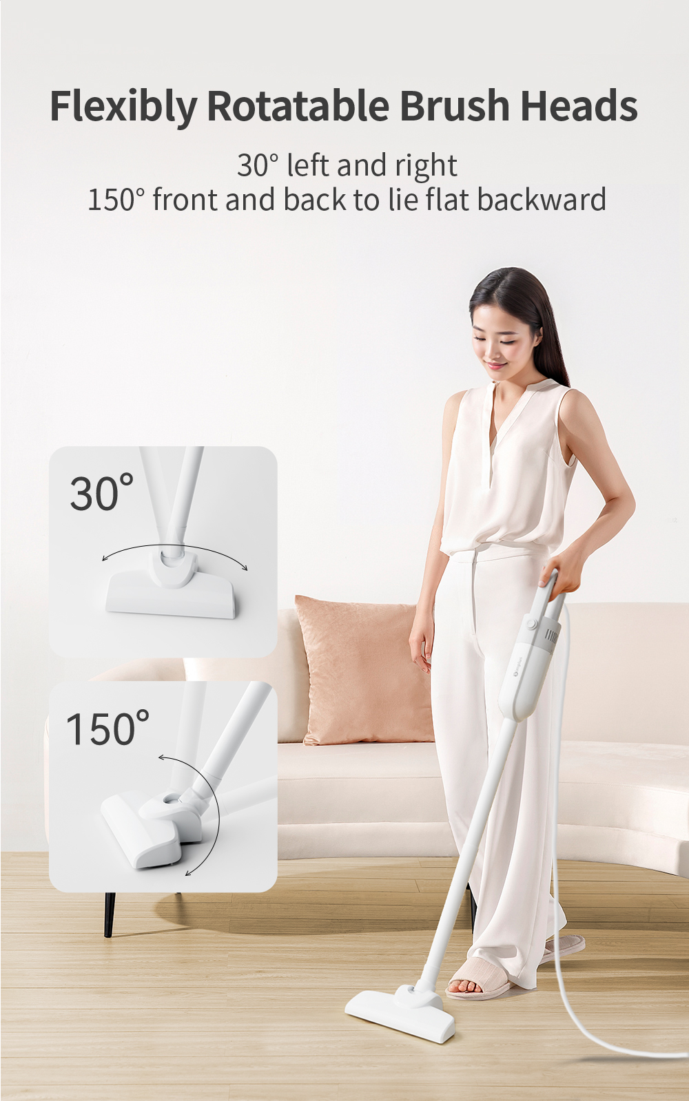 Simplus Vacuum Cleaner | 14,000Pa Suction Power | 0.85kg Lightweight ...