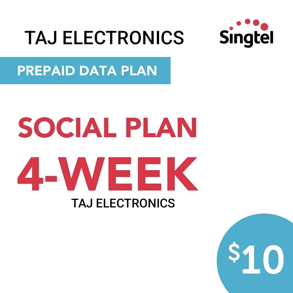 Singtel Prepaid $10 Social Plan – 1GB/Day for Facebook, WhatsApp ...