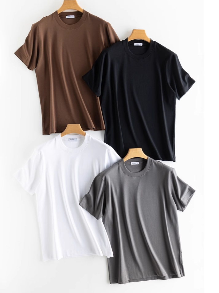 Unisex 100% Pure Cotton T-shirt For Men Casual Loose Short Sleeved ...