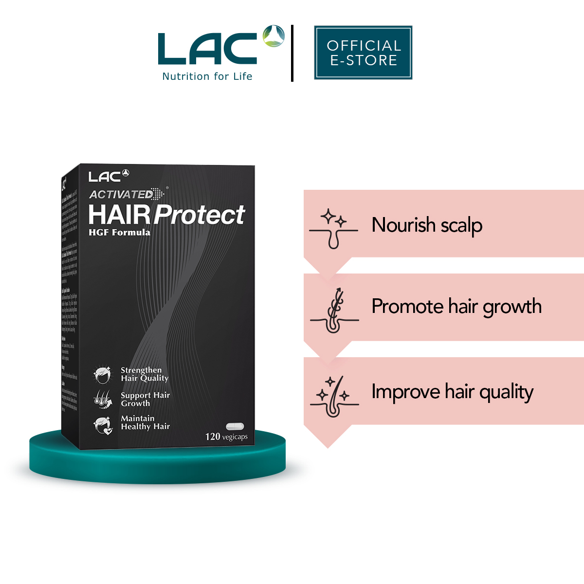 [LAC ACTIVATED] Hair Protect - Hair Growth Formula (120 vegicaps ...