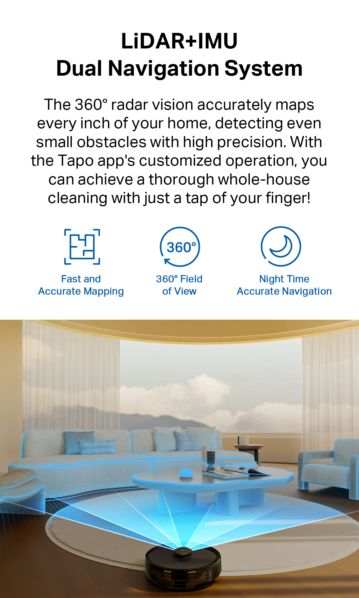 TP-Link LiDAR Smart Robot Vacuum Cleaner & Mop RV10/RV20/RV30/RV30 Max Plus | Auto-Empty Dock ...