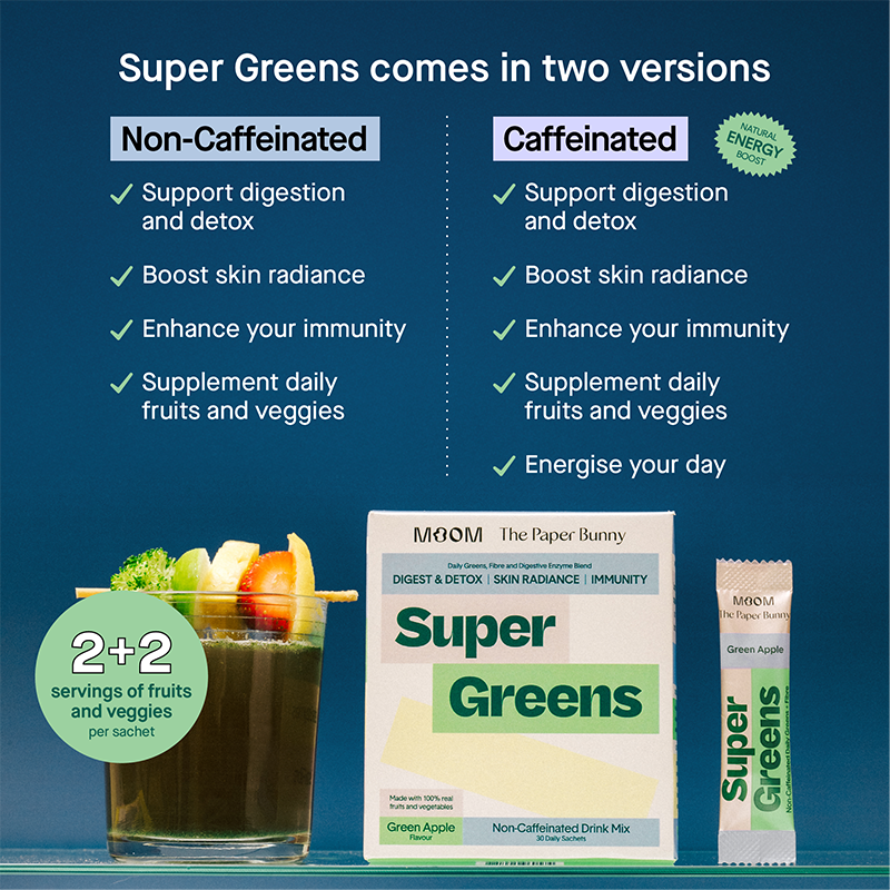 [10PC SAMPLER PACK] Moom Health™ Super Greens. Daily Greens, Fibre ...