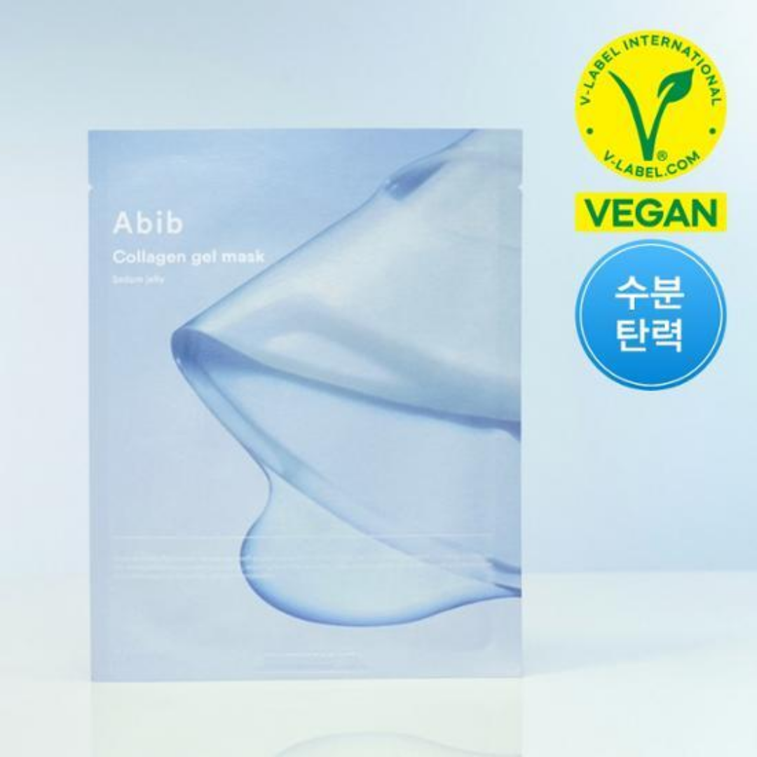 [Abib] Collagen Gel Mask 35g | Hydrogel Sheet with Sedum, Jericho Rose & Heartleaf Jelly | Vegan ...