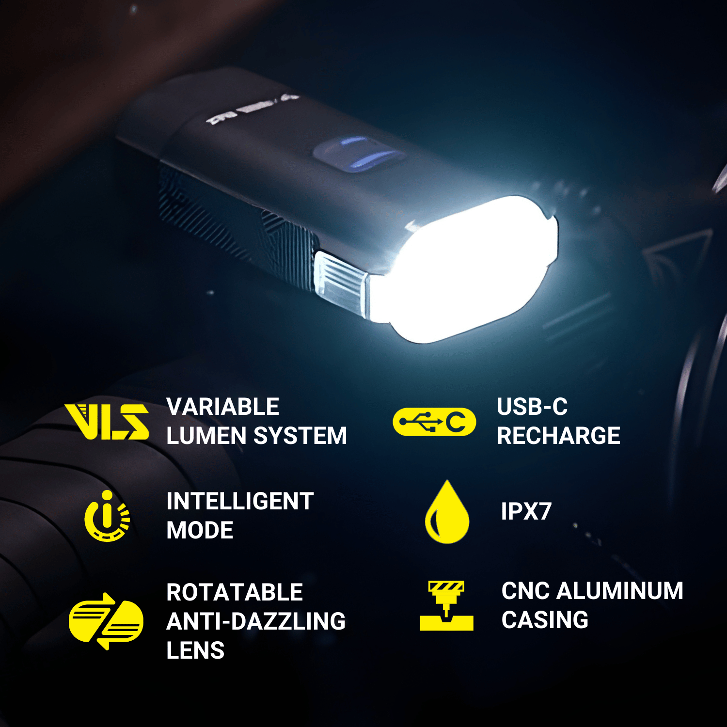 Moon Rigel Max 1500 Lumens High Power Bicycle Light | Shopee Singapore