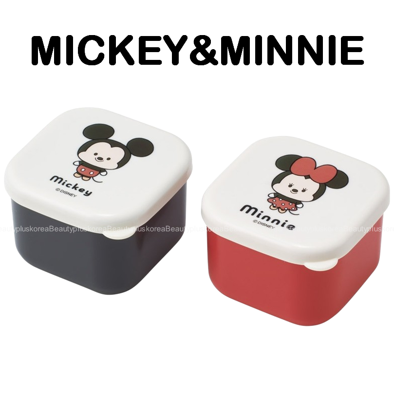 [SKATER] Antibacterial Mini Seal Box 130ml 2p MO1WAG (Mickey&Minnie / Pooh&Piglet / Donald&Daisy ...