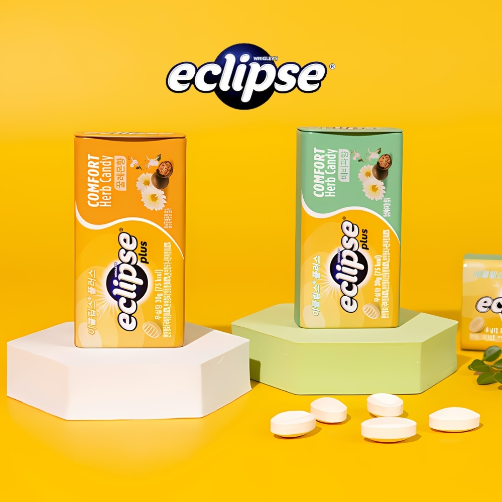 [4-Pack Set] ECLIPSE PLUS Herbal Mints 30g – Loquat Pear & Honey Lemon ...