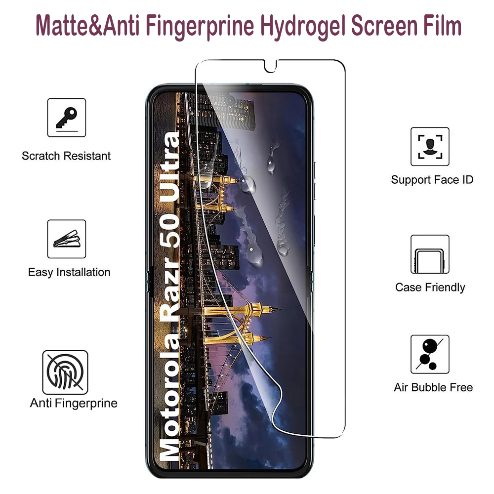 HD clear / Matte anti fingerprint / Privacy Full Cover Hydrogel Film ...