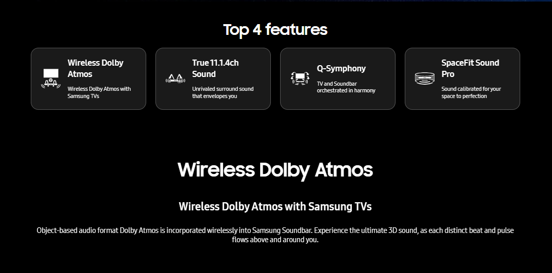 SAMSUNG HW-Q990D/XS 11.1.4CH SUBWOOFER Q-SERIES SOUNDBAR | Free Speaker ...