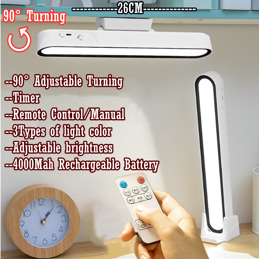 4000Mah 26/42/48/55cm Rechargeable USB LED Table Lamp Rechargeable ...