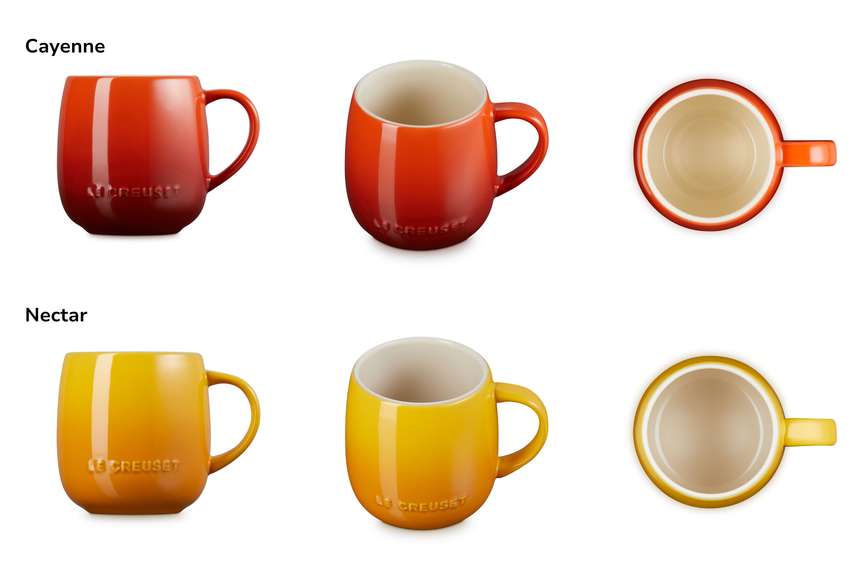 Le Creuset Stoneware U Mug 380ml | Shopee Singapore