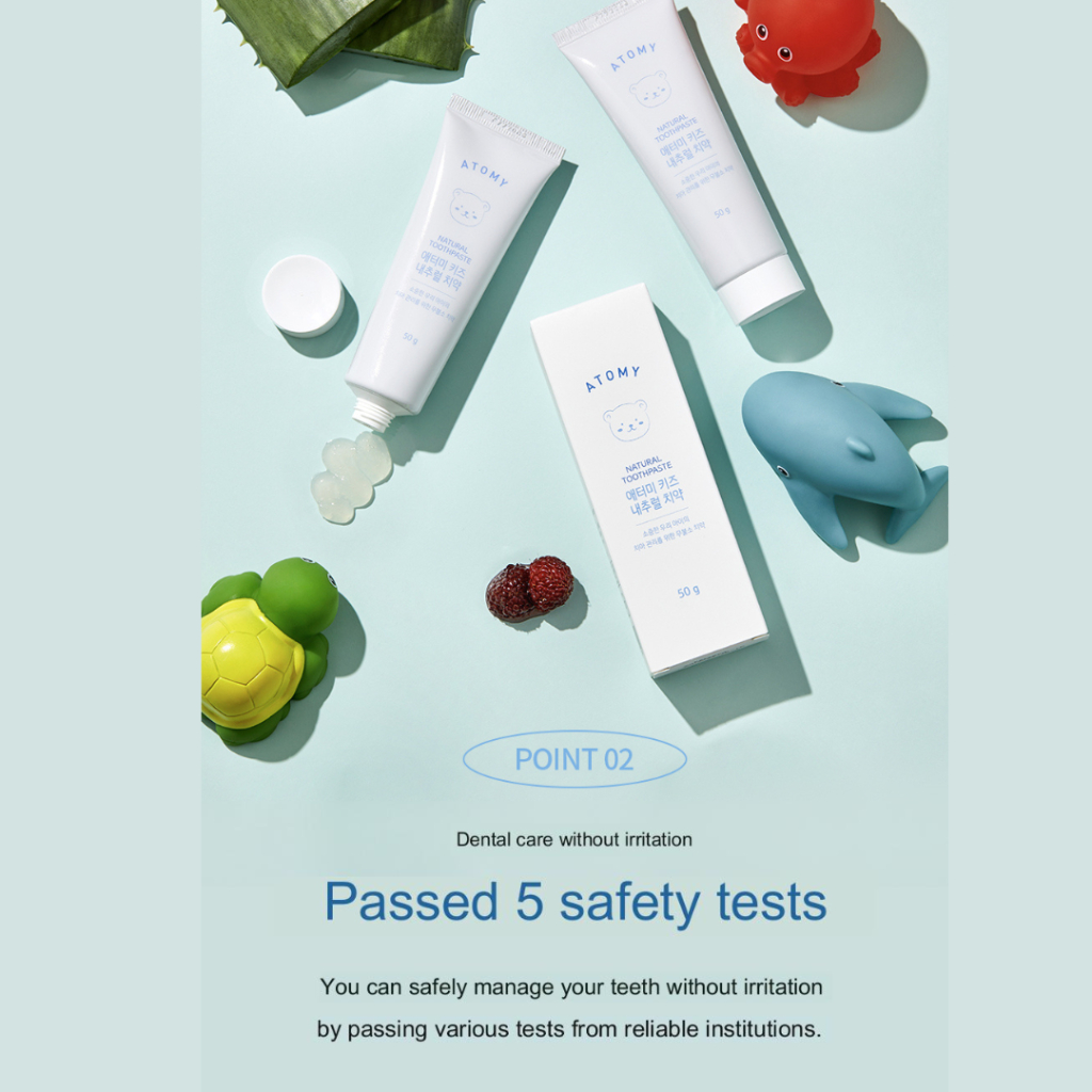 SG Atomy Kids Natural Toothpaste (50g x2)1 set (EXP:2026/10/11 ...