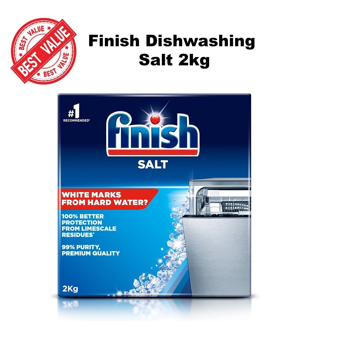 Finish Dishwasher Salt 2kg / 1 kg | Shopee Singapore