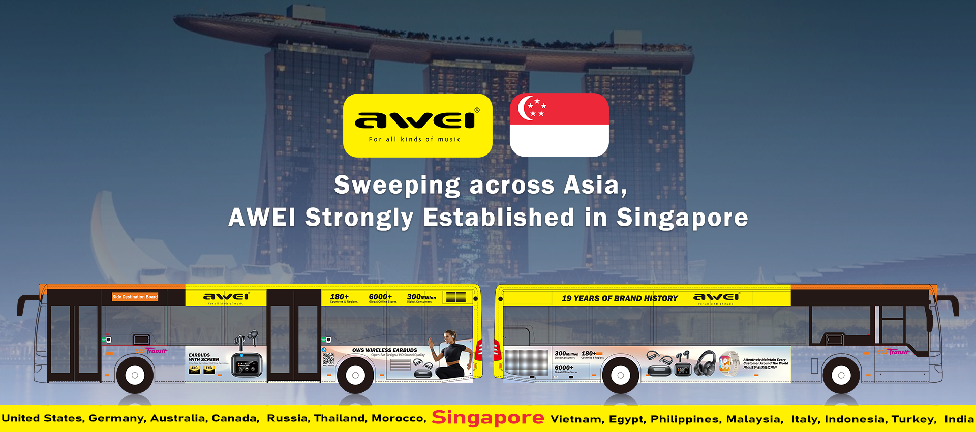 AWEI TWS T56 ANC True Wireless Noise Cancelling Wireless Earbuds With ...