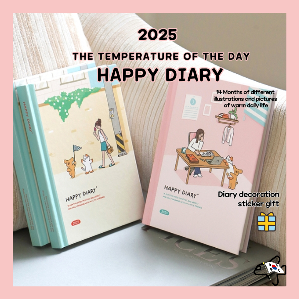 2025 Indigo Happy Diary /Indigo 2025 Planner/B6 2025 The Temperature Of ...