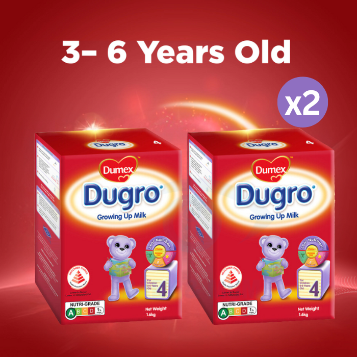 BUNDLE of 2 Dumex Dugro Stage 4 | Growing Up Milk | 3-6 Years Old | SG ...