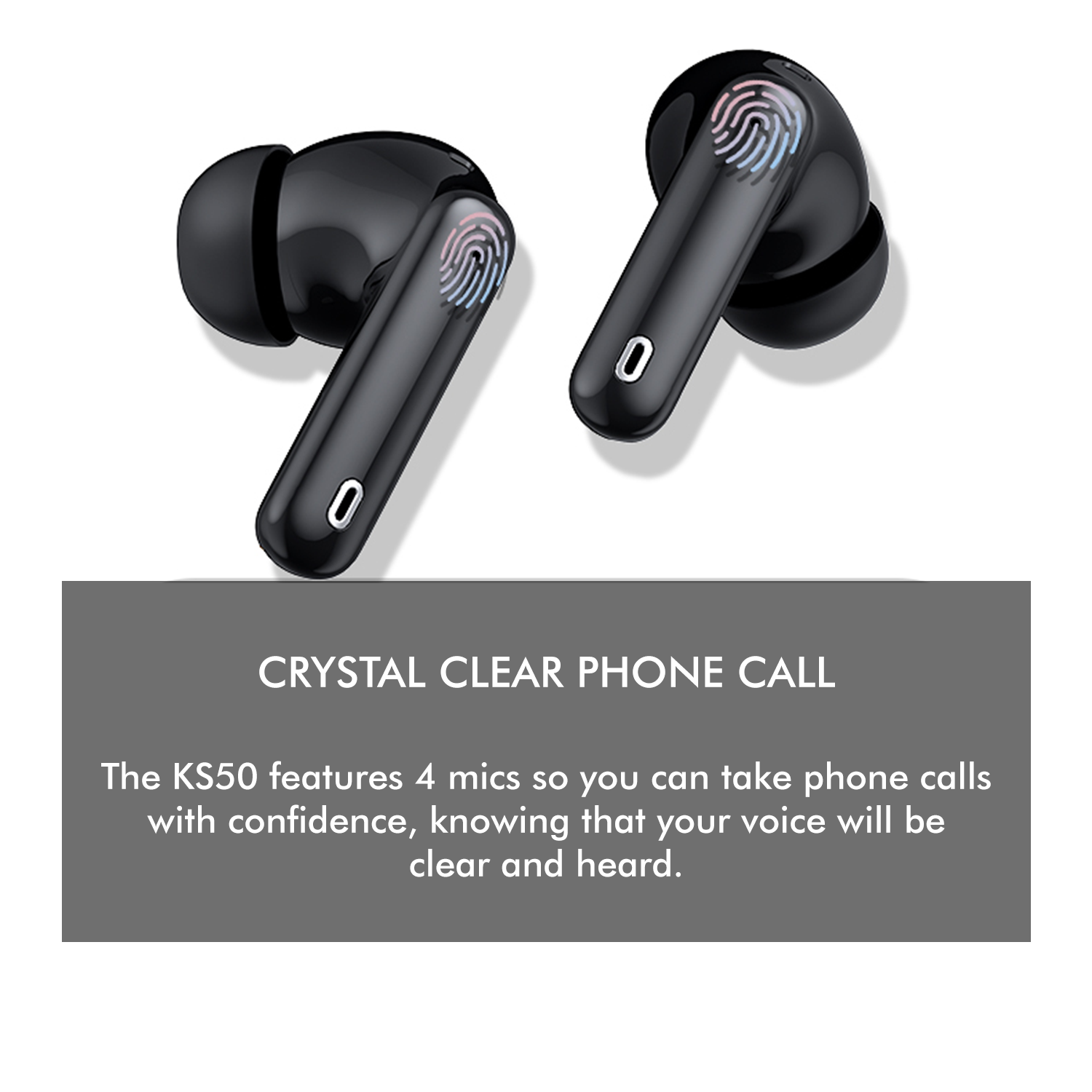 Alpha & Delta KS50 Active Noise Cancelling ANC BLUETOOTH EARPHONES Ear ...