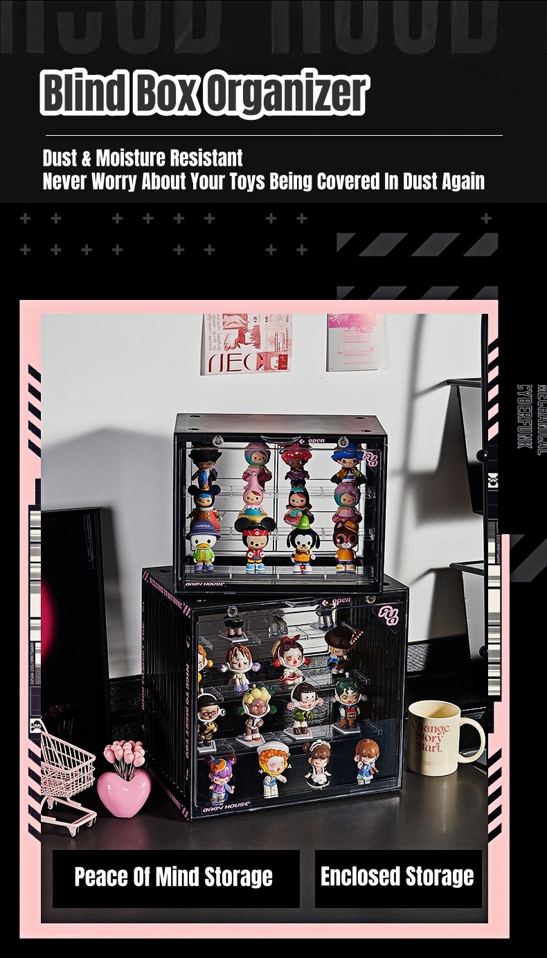 [SG Stock]Blind Box Storage Acrylic Popmart Display Box Figurine ...
