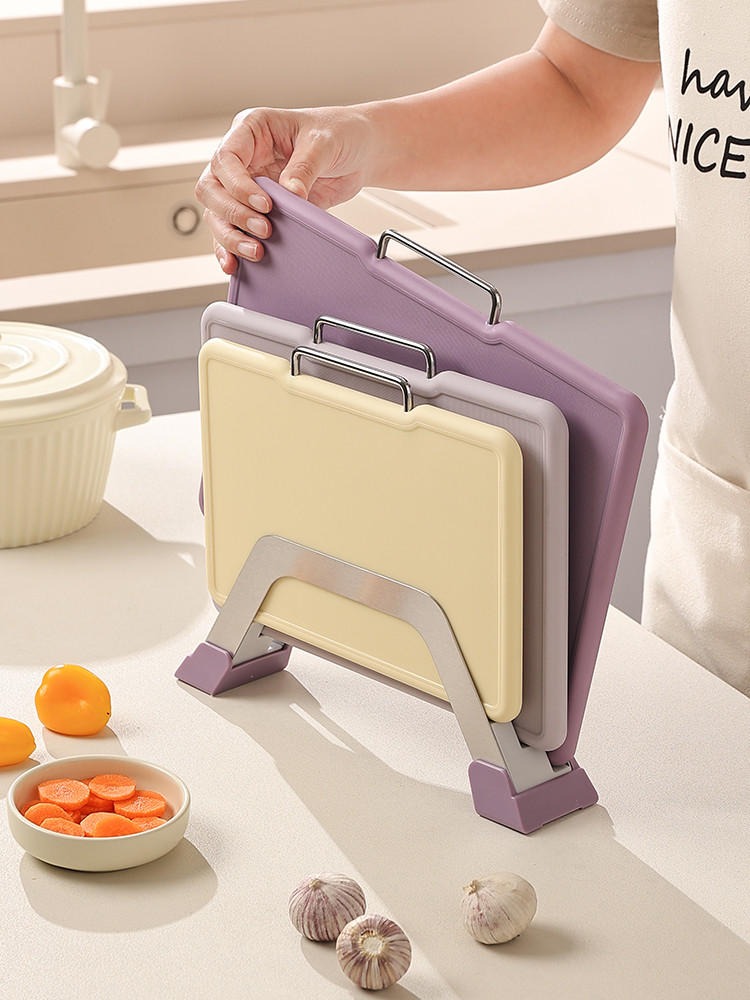 [SG] IMP House Set of 3 Double-Sided Sorting Cutting Board with Handle ...