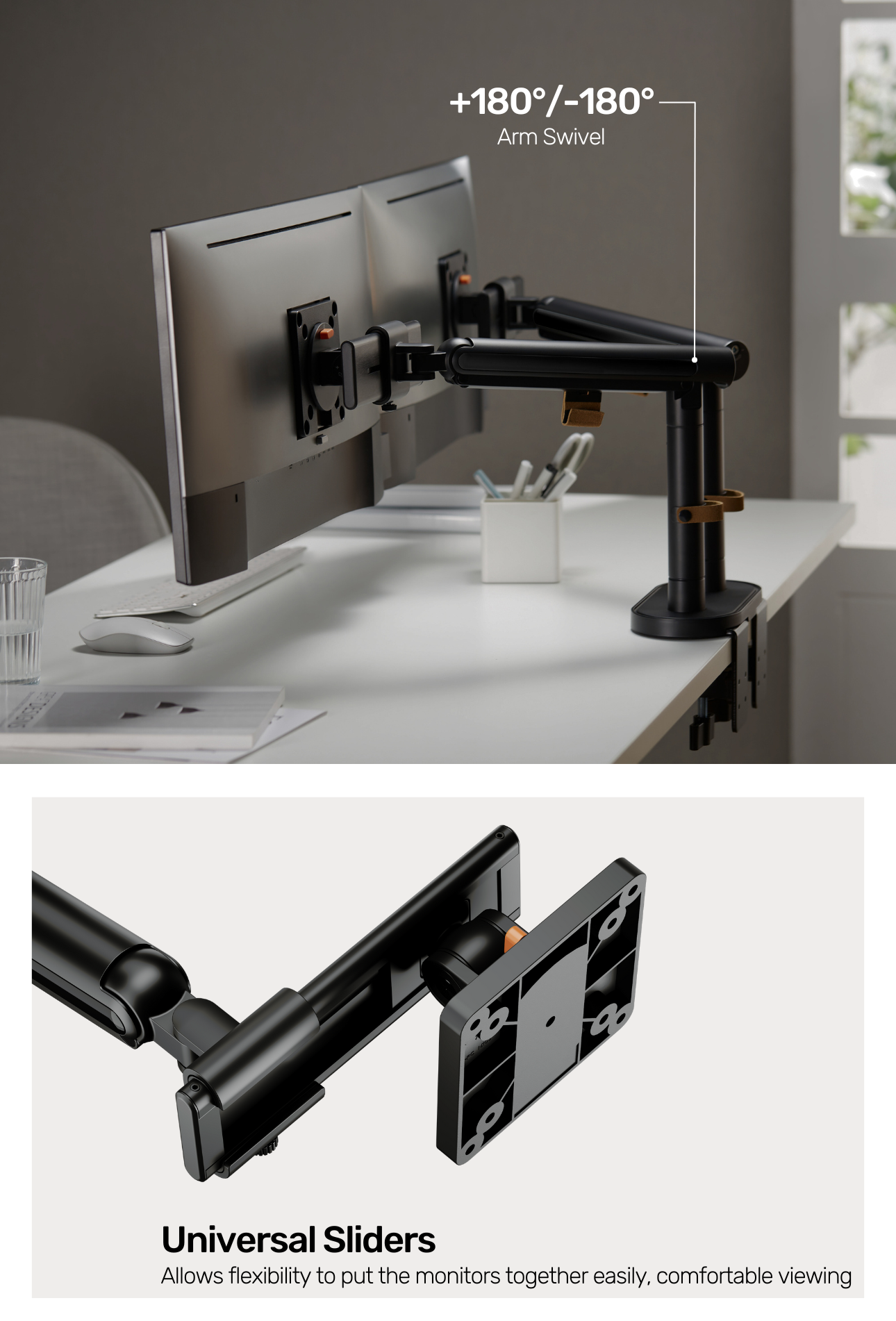 the Aryl™ Art Dual Slider Monitor Arm | Shopee Singapore